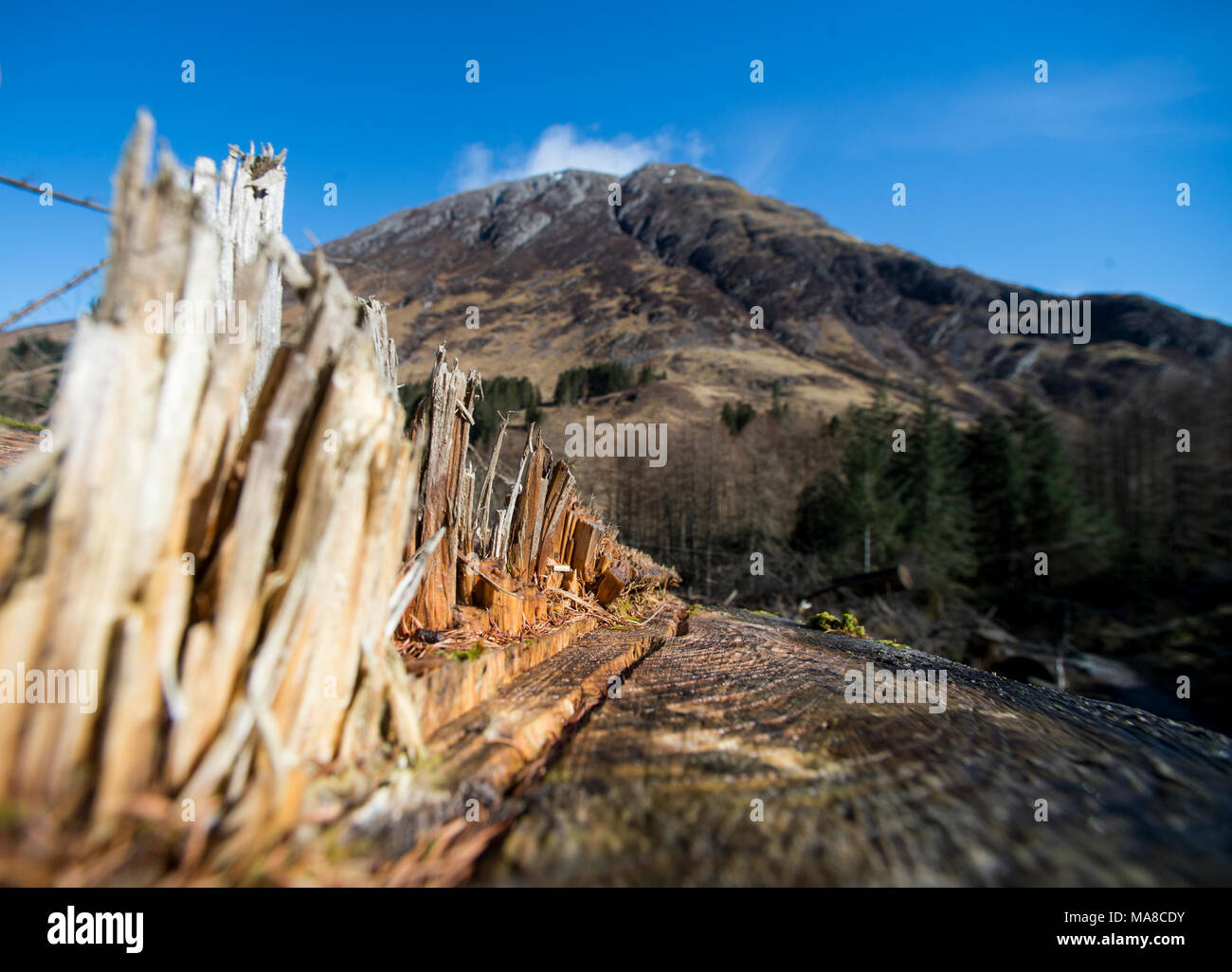 Glencoe, Scottish Highlands, UK. 30,03, 2018. Pic shows: Glencoe in the ...