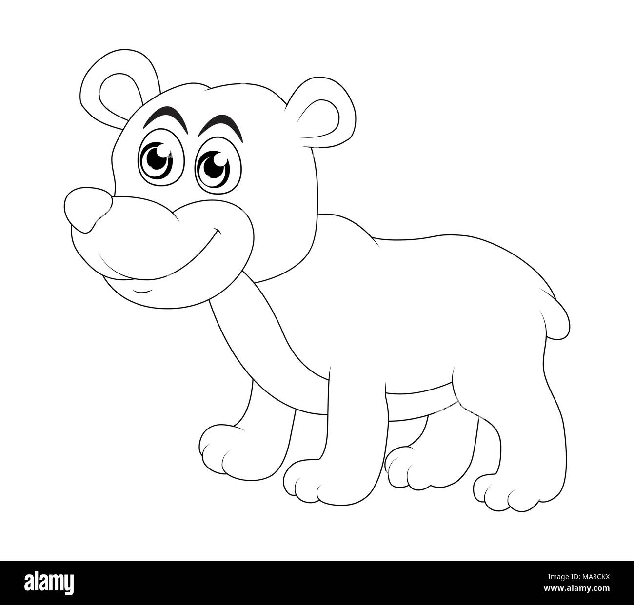Cartoon bear hi-res stock photography and images - Alamy