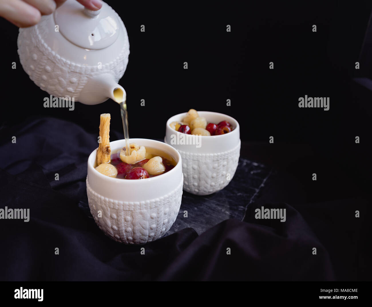 Red Date Longan Tea Stock Photo - Alamy