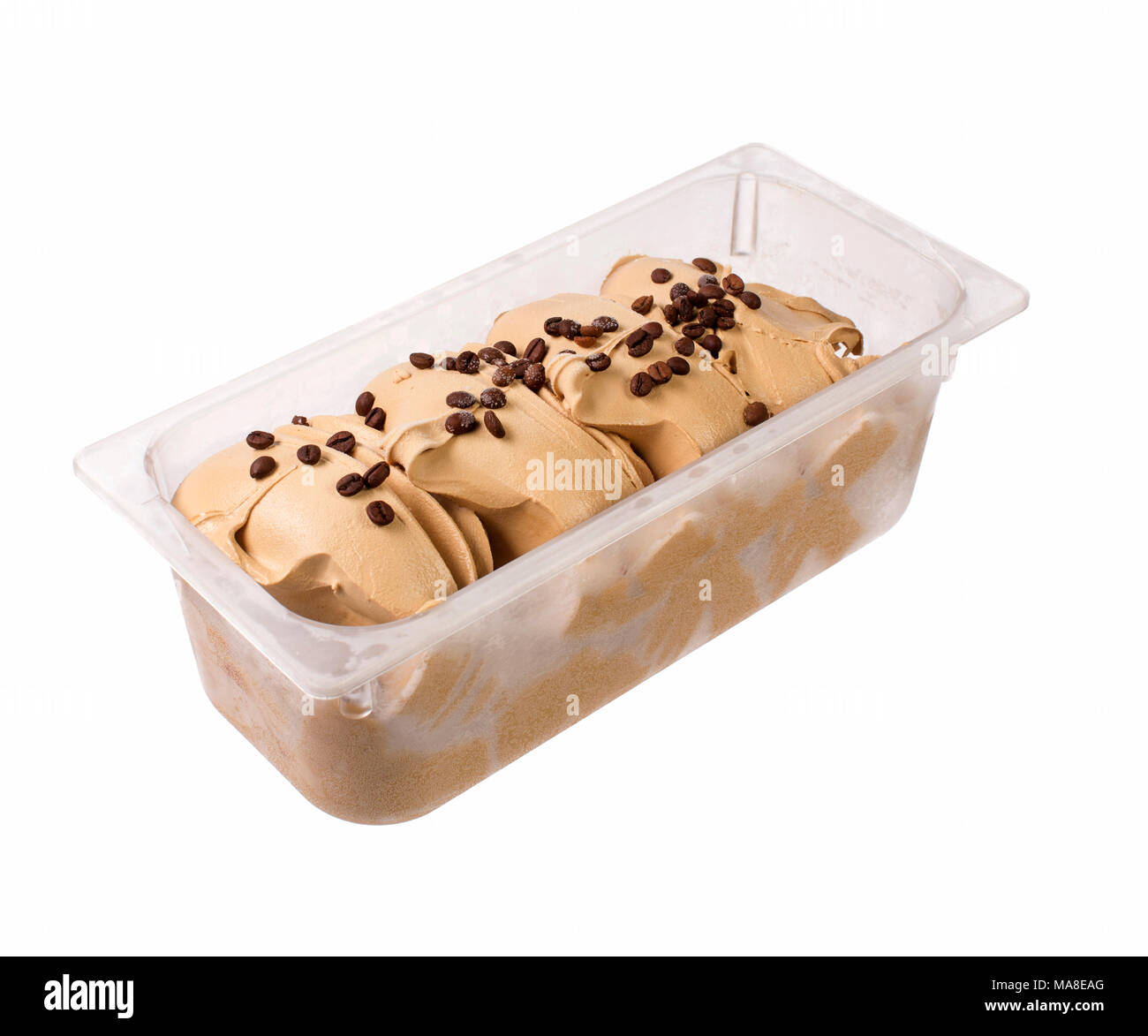 Tiramisu ice cream coffee Cut Out Stock Images & Pictures - Alamy