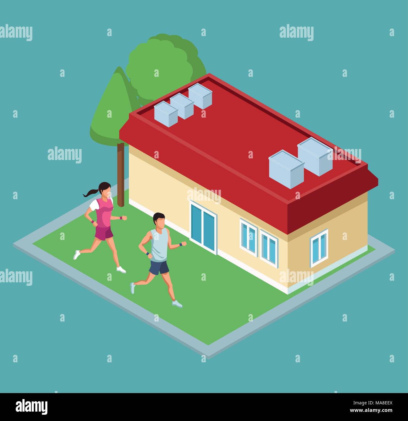 Residential zones Stock Vector Images - Alamy