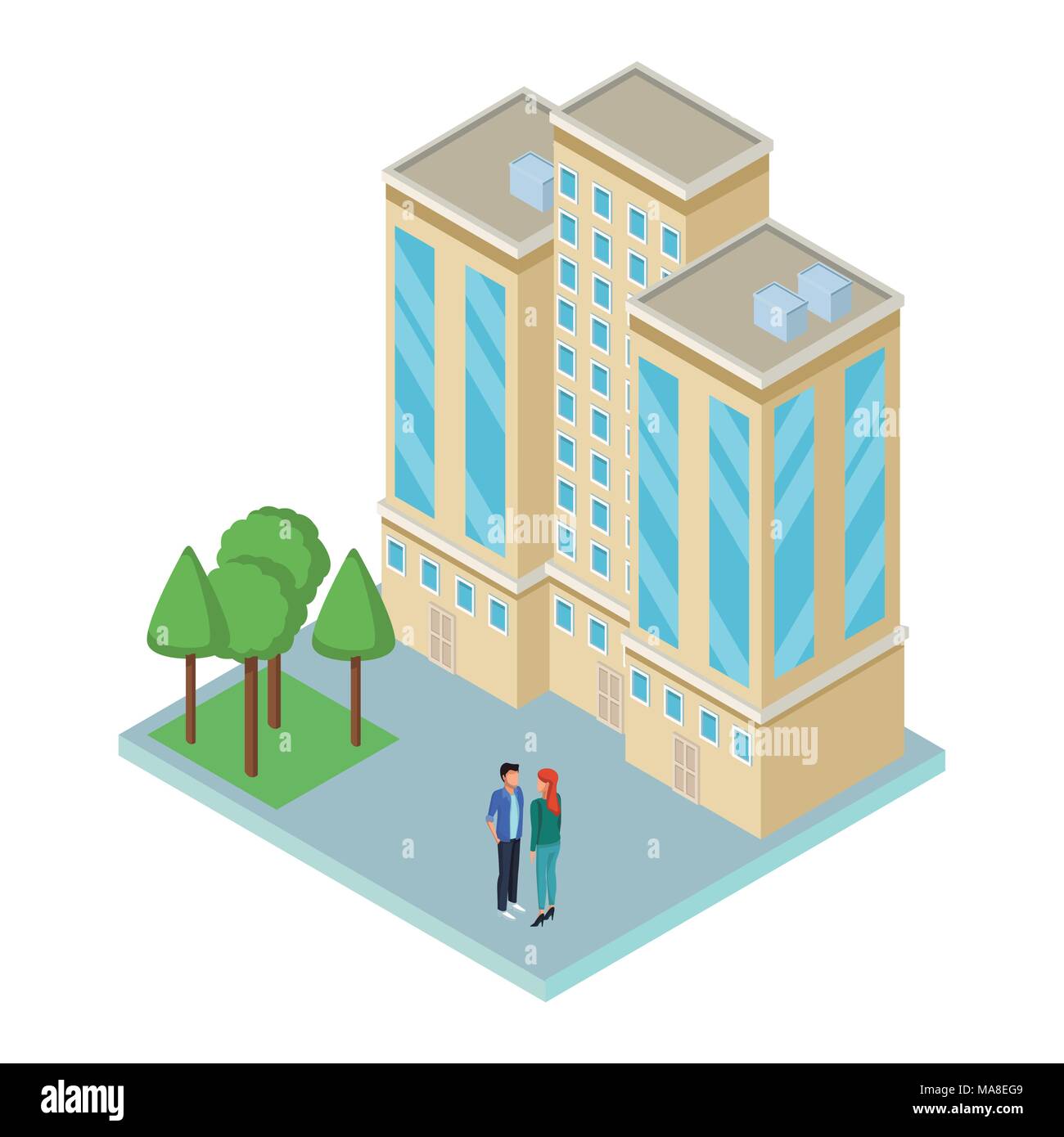 Company tower building Stock Vector Image & Art - Alamy