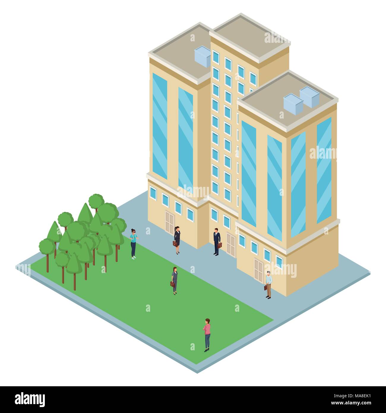 Company tower building Stock Vector Image & Art - Alamy