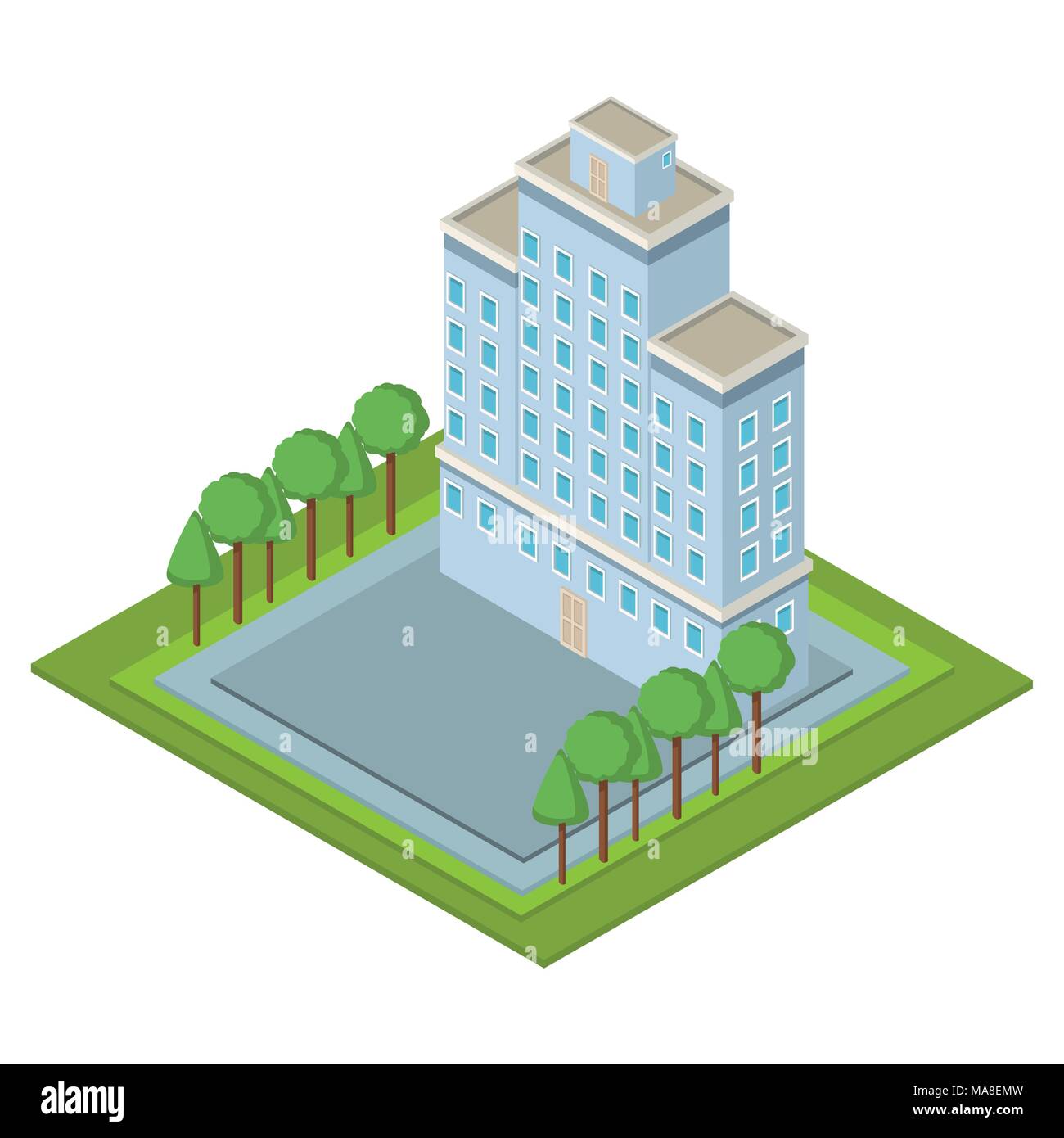 Company tower building Stock Vector Image & Art - Alamy