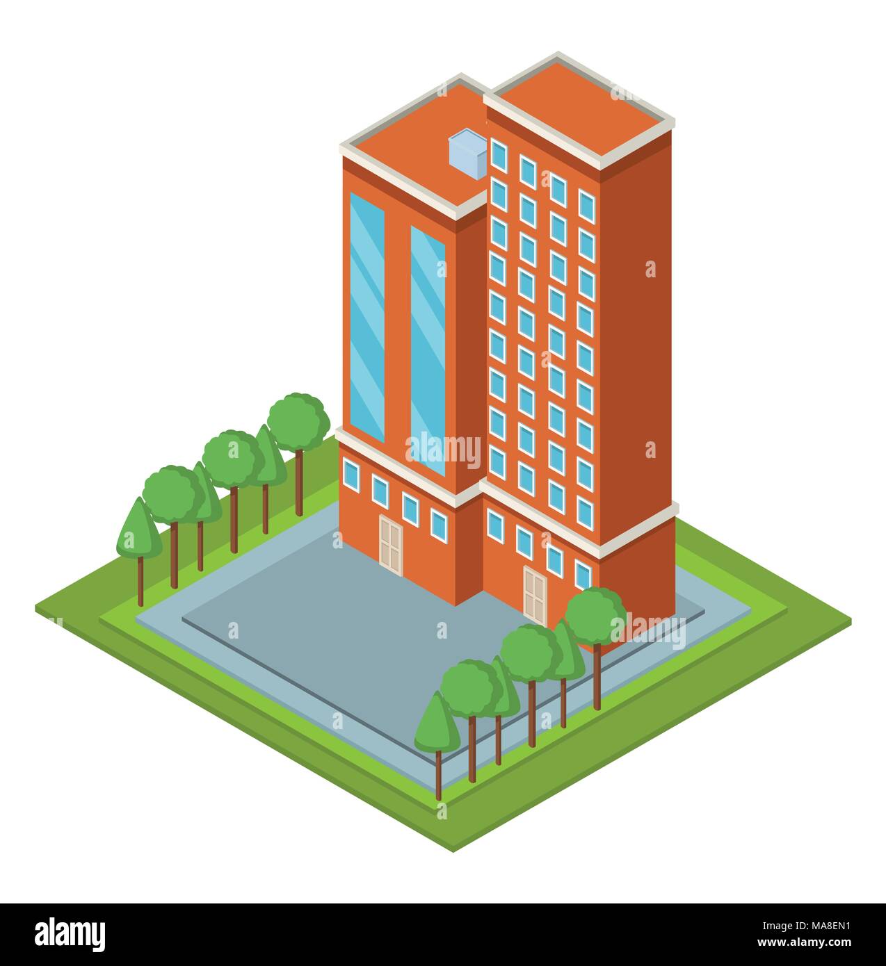 Company tower building Stock Vector Image & Art - Alamy