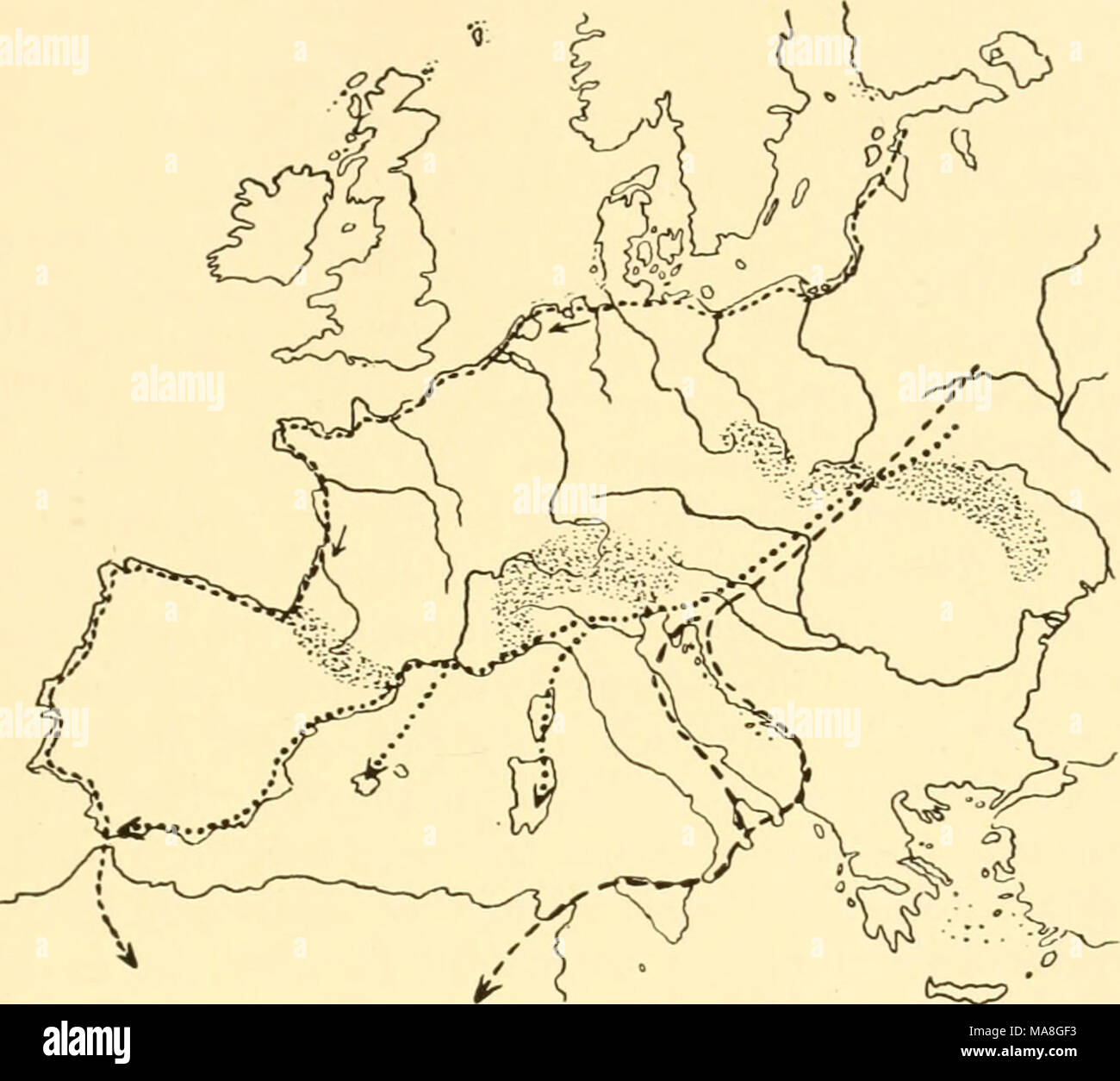 Animal migration routes hi-res stock photography and images - Alamy