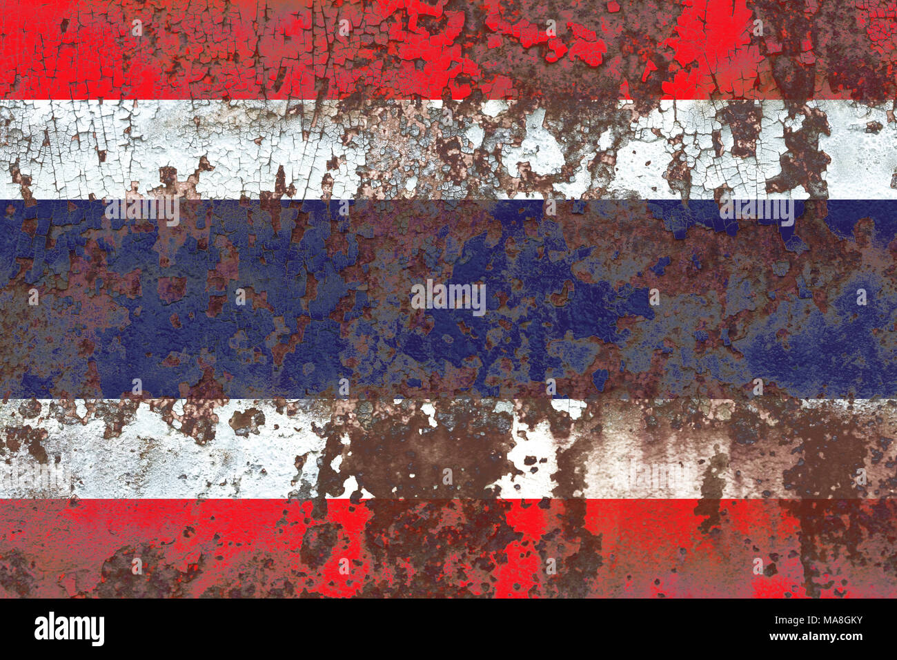 Old Thailand grunge background flag Stock Photo - Alamy