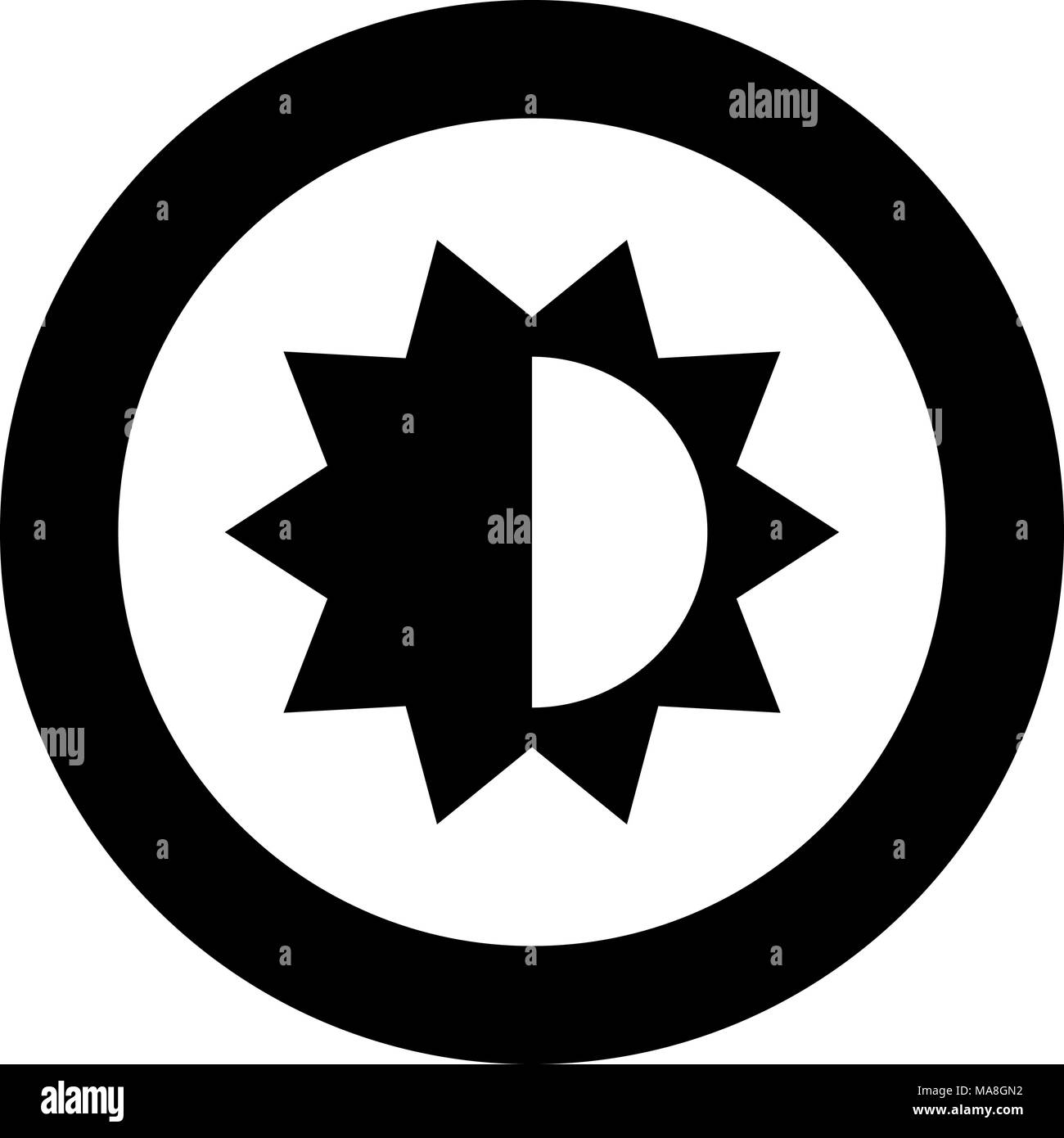 Brightness contrast Black and White Stock Photos & Images - Alamy