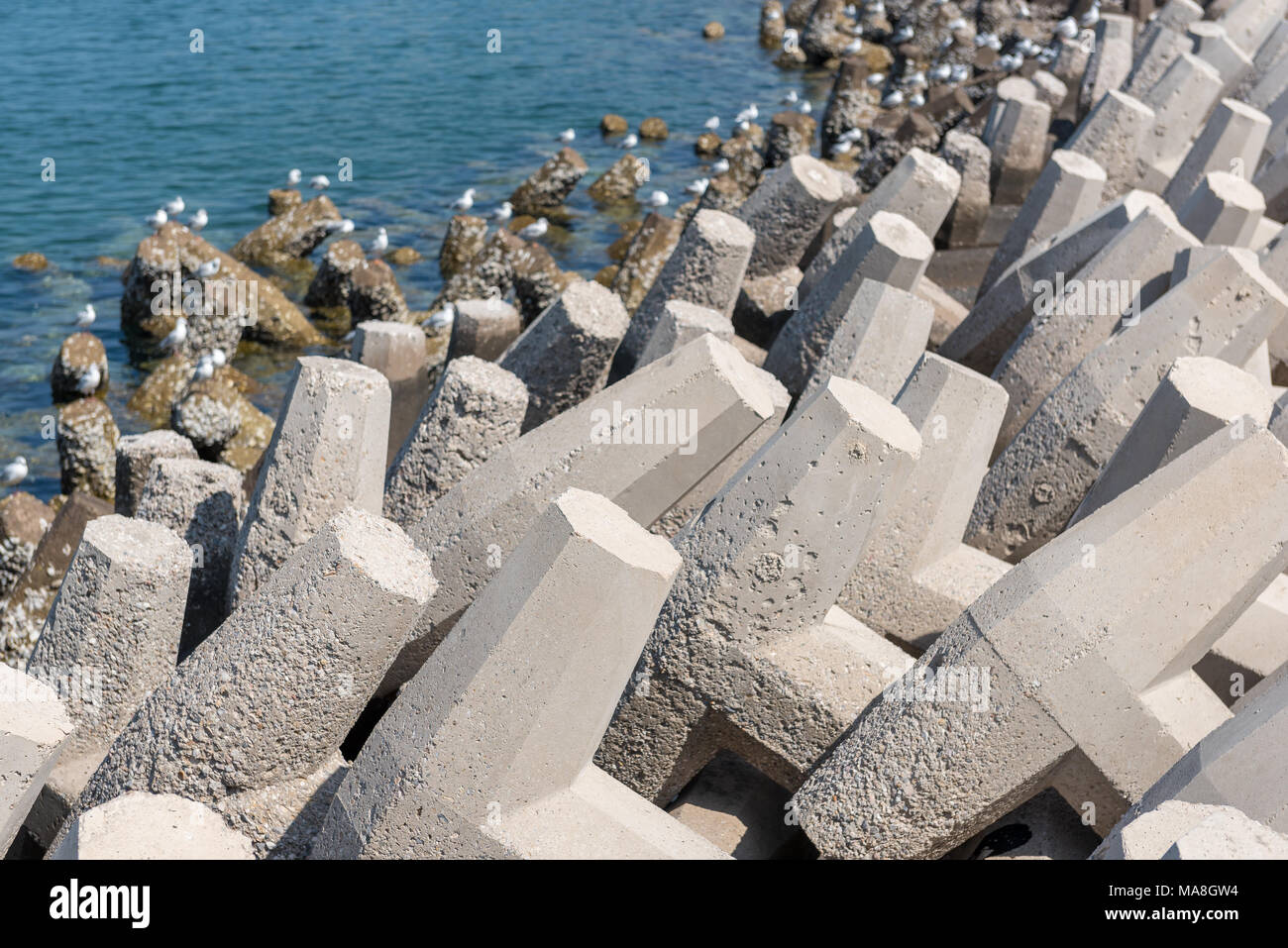 Concrete coastal engineering hi-res stock photography and images - Alamy