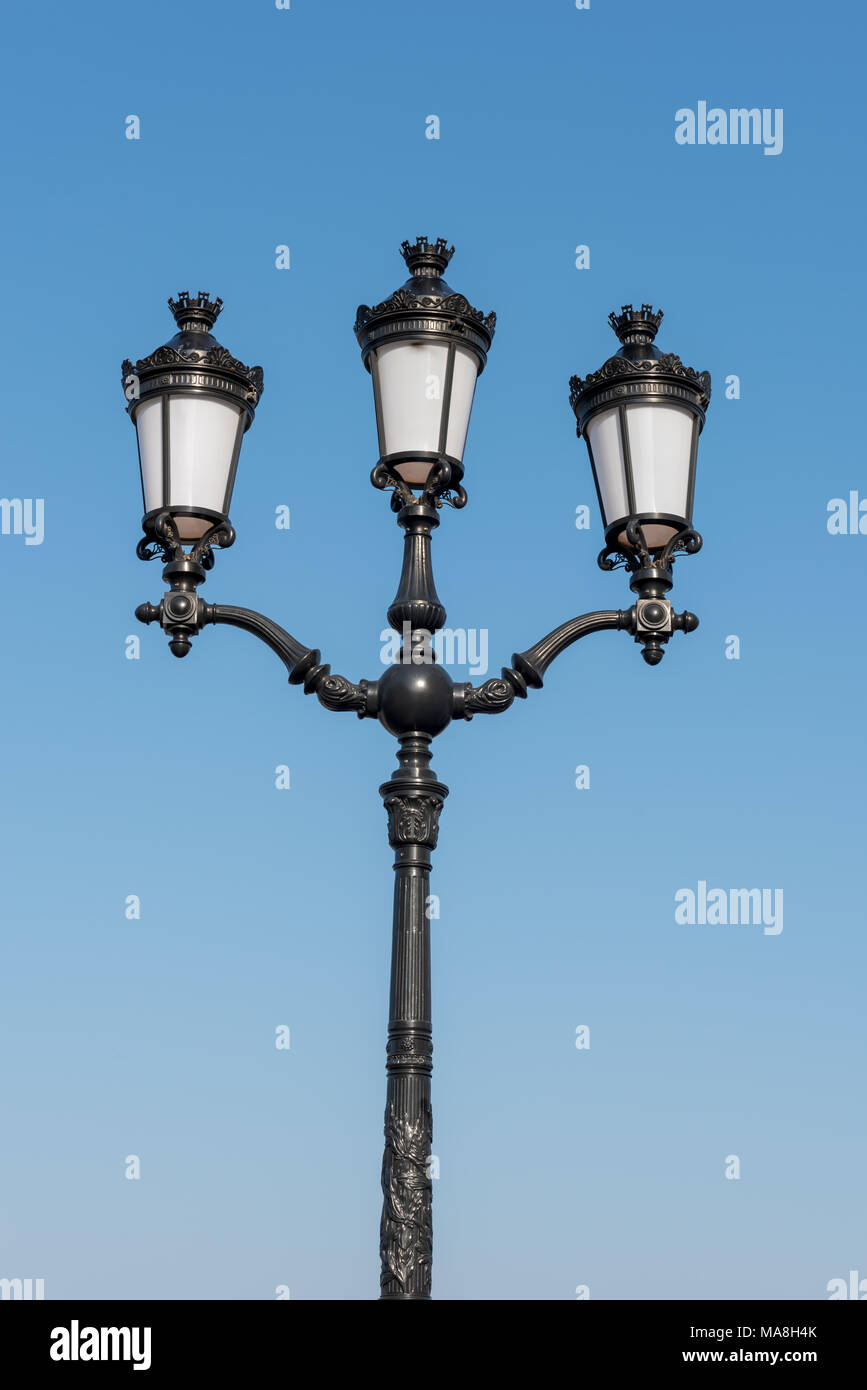 Lamp post in Muscat with intricate detail and symbolism including ...