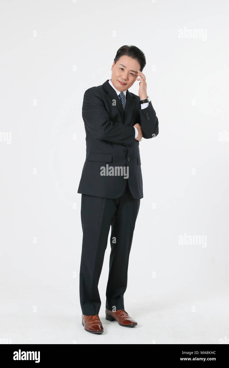 the life of a middle-aged man concept photo. a middle-aged man's work ...