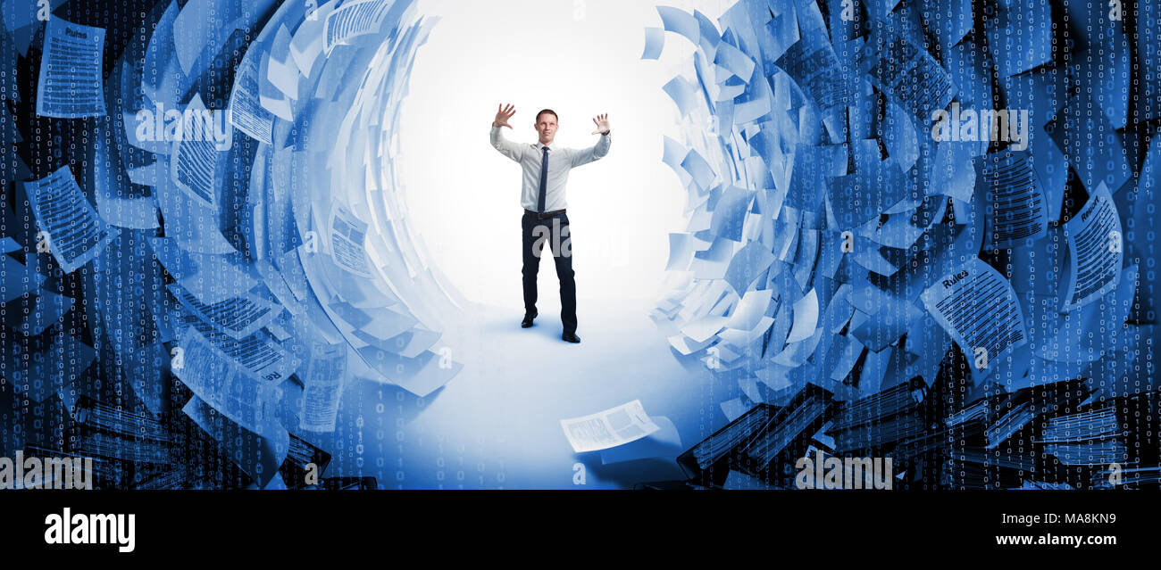 Manager Solves Problems With Different Difficult Business Stock Photo ... Manager Solves Problems With Different Difficult Business Stock Photo ...