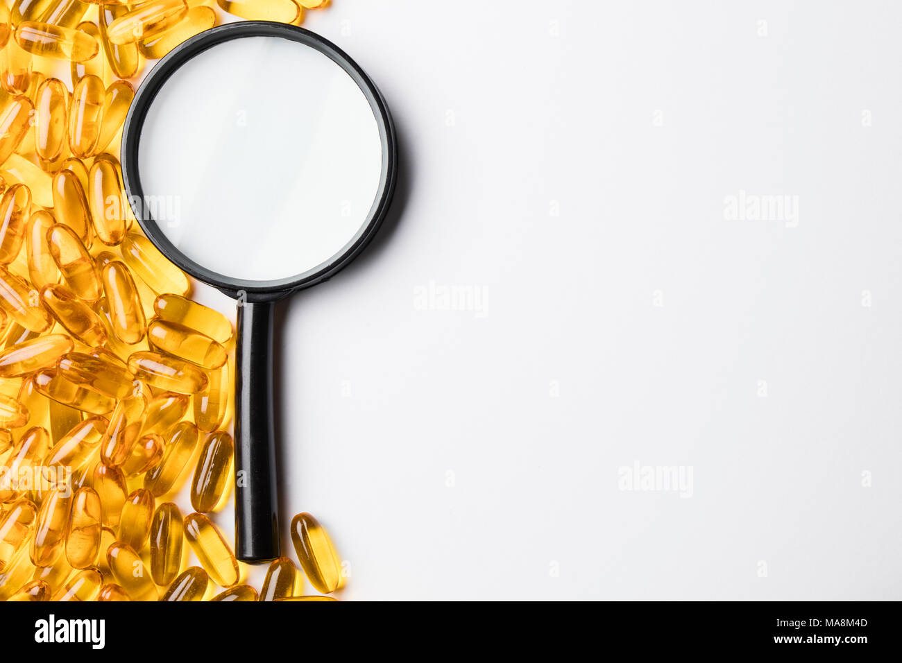 Vitamin Omega 3 fish oil tablets Stock Photo - Alamy