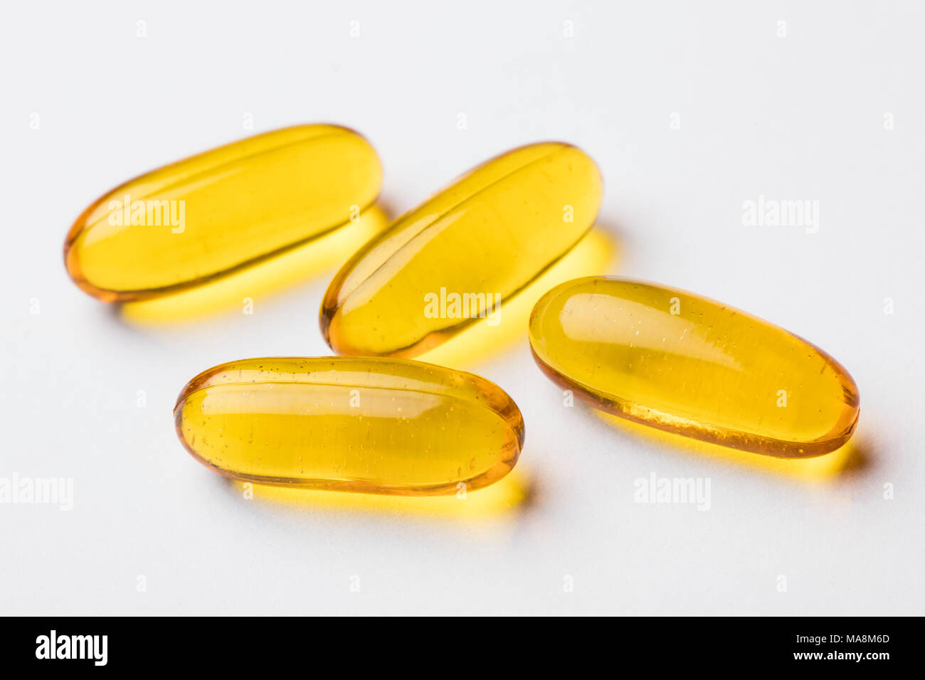 Vitamin Omega 3 fish oil tablets Stock Photo - Alamy