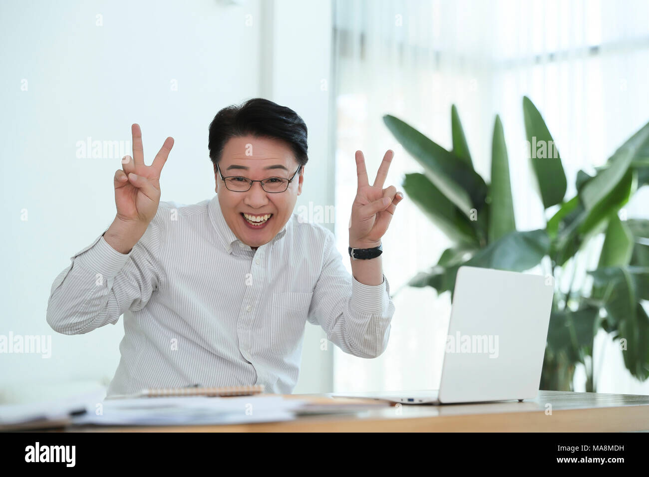 the life of a middle-aged man concept photo. a middle-aged man's work ...