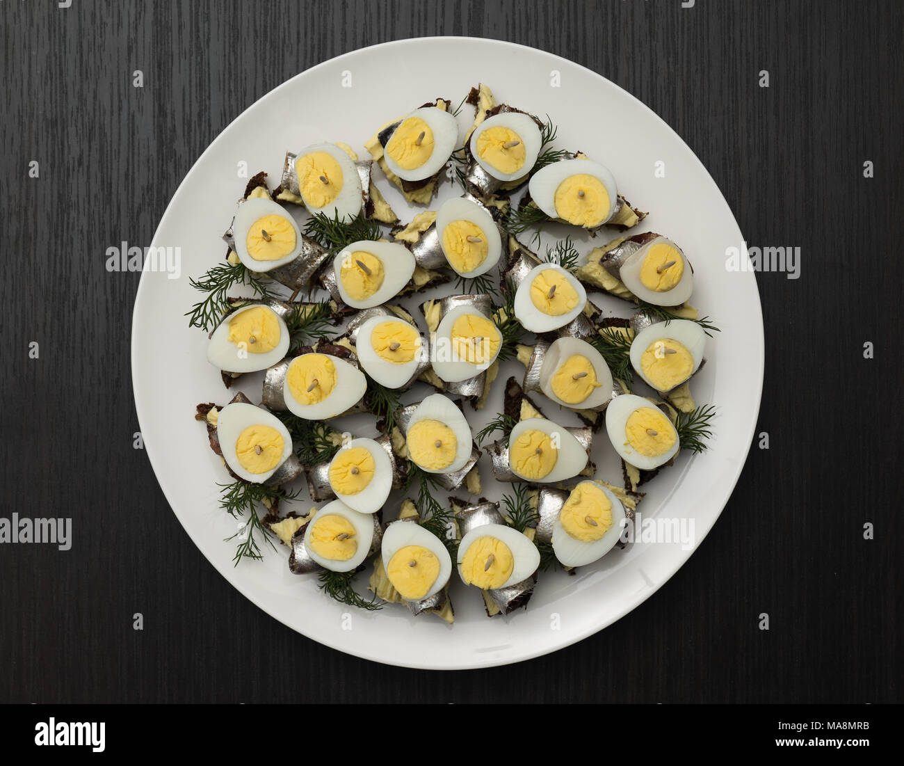 Estonian sprat sandwich hi-res stock photography and images - Alamy
