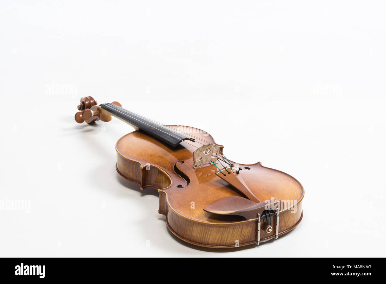 The old fiddle, isolated on white background. Viola, Instrument for ...