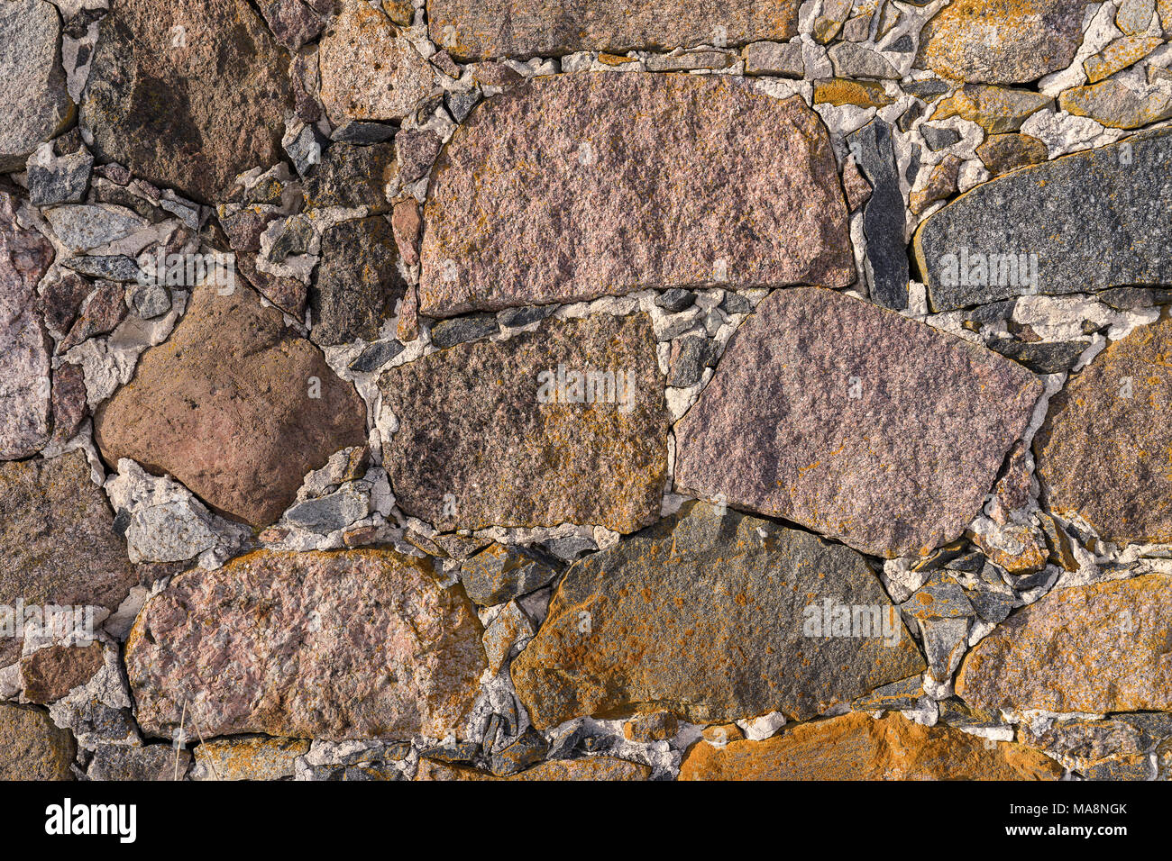 Stone wall texture, natural background pattern Stock Photo - Alamy