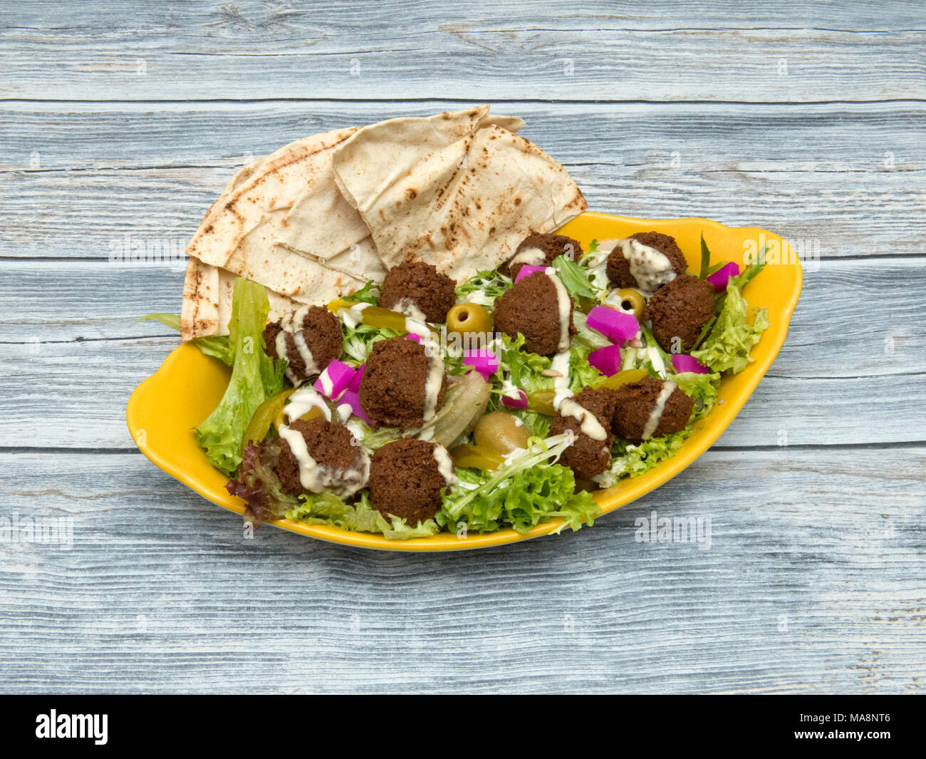 Falafel wrap hi-res stock photography and images - Alamy