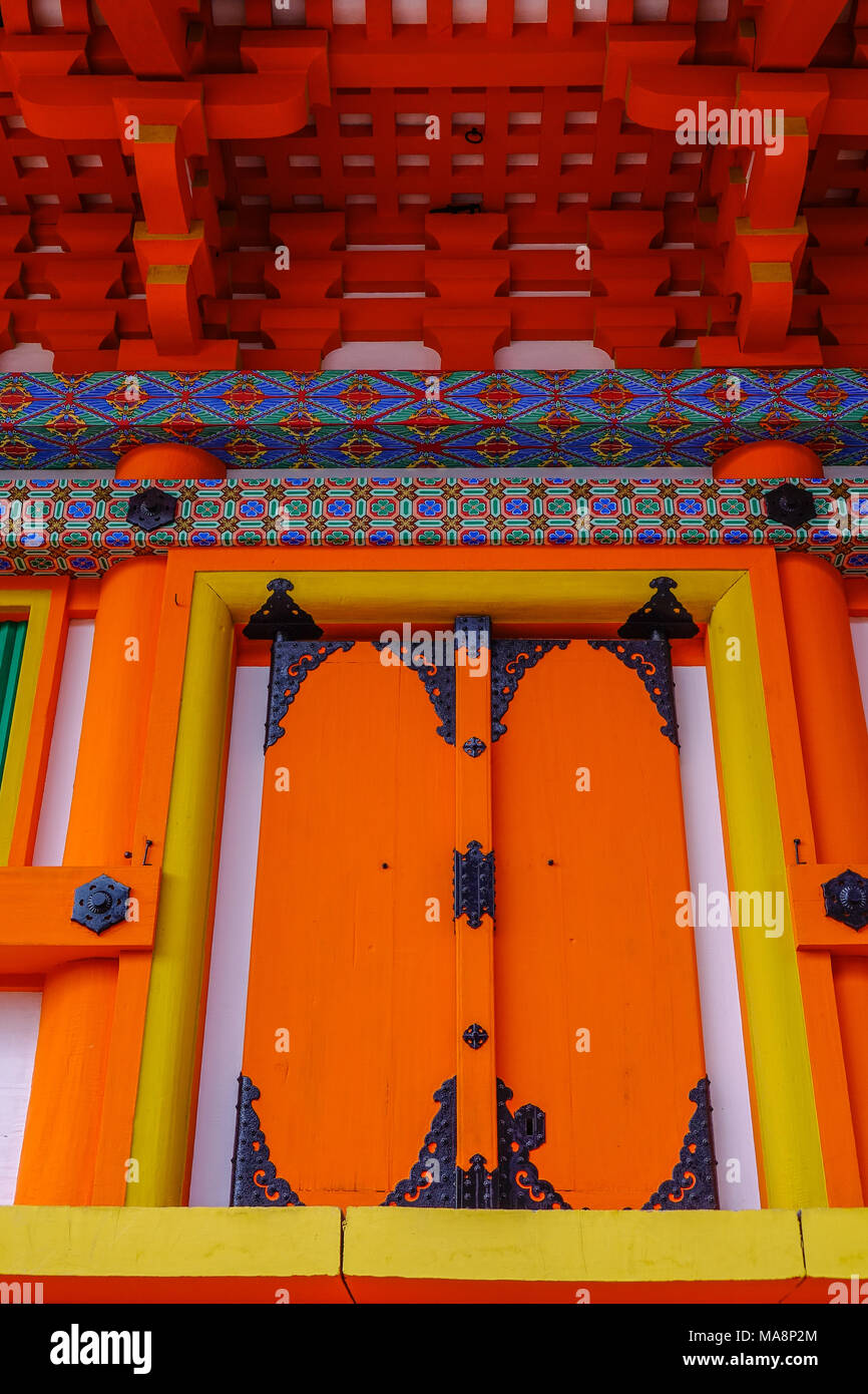 Details of ancient Shinto temple in Kyoto, Japan Stock Photo - Alamy