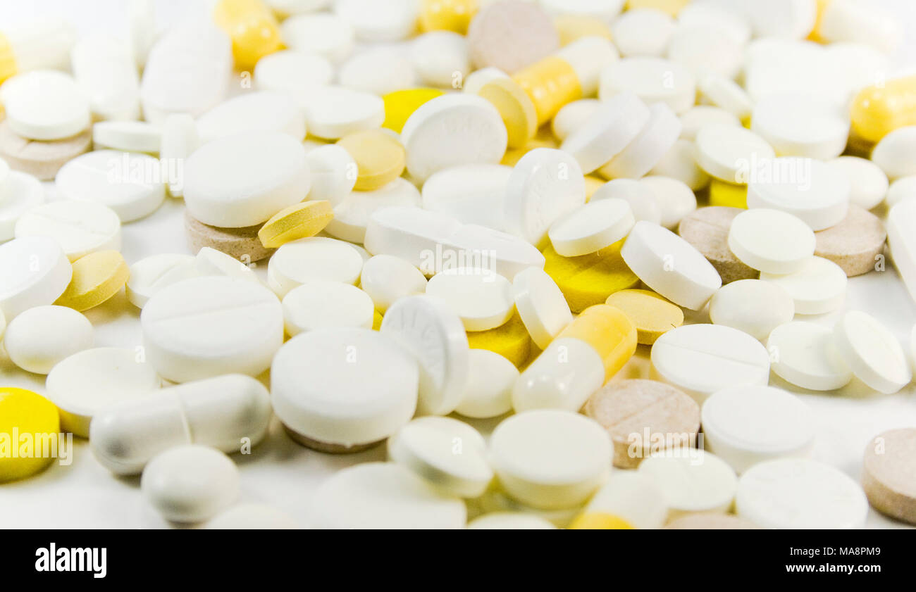 pills close up Stock Photo - Alamy