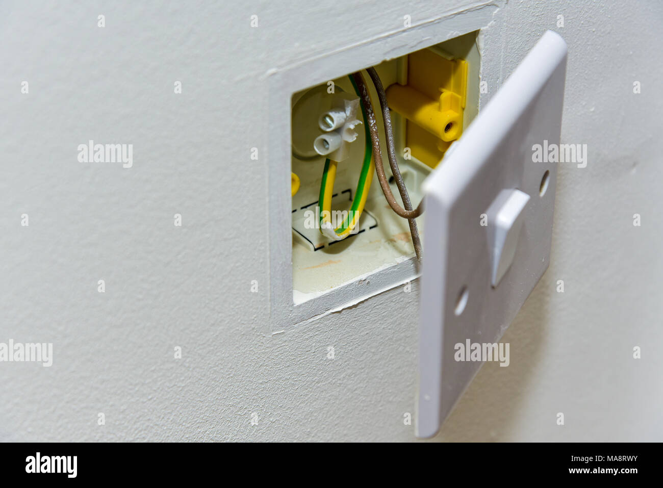 Wall mounted socket hi-res stock photography and images - Alamy