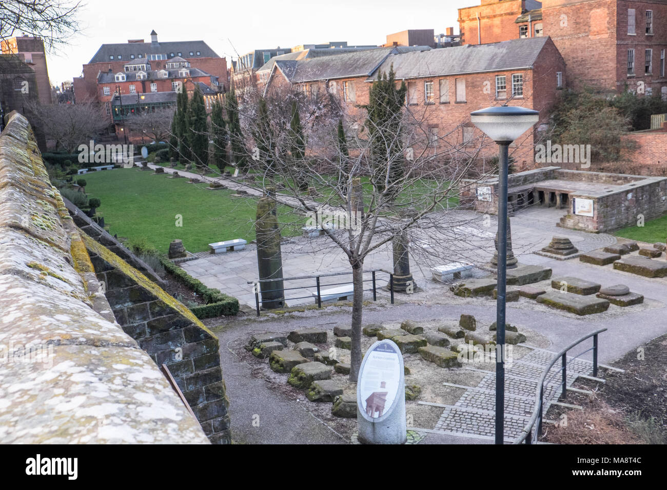 Roman gardens chester england hi-res stock photography and images - Alamy