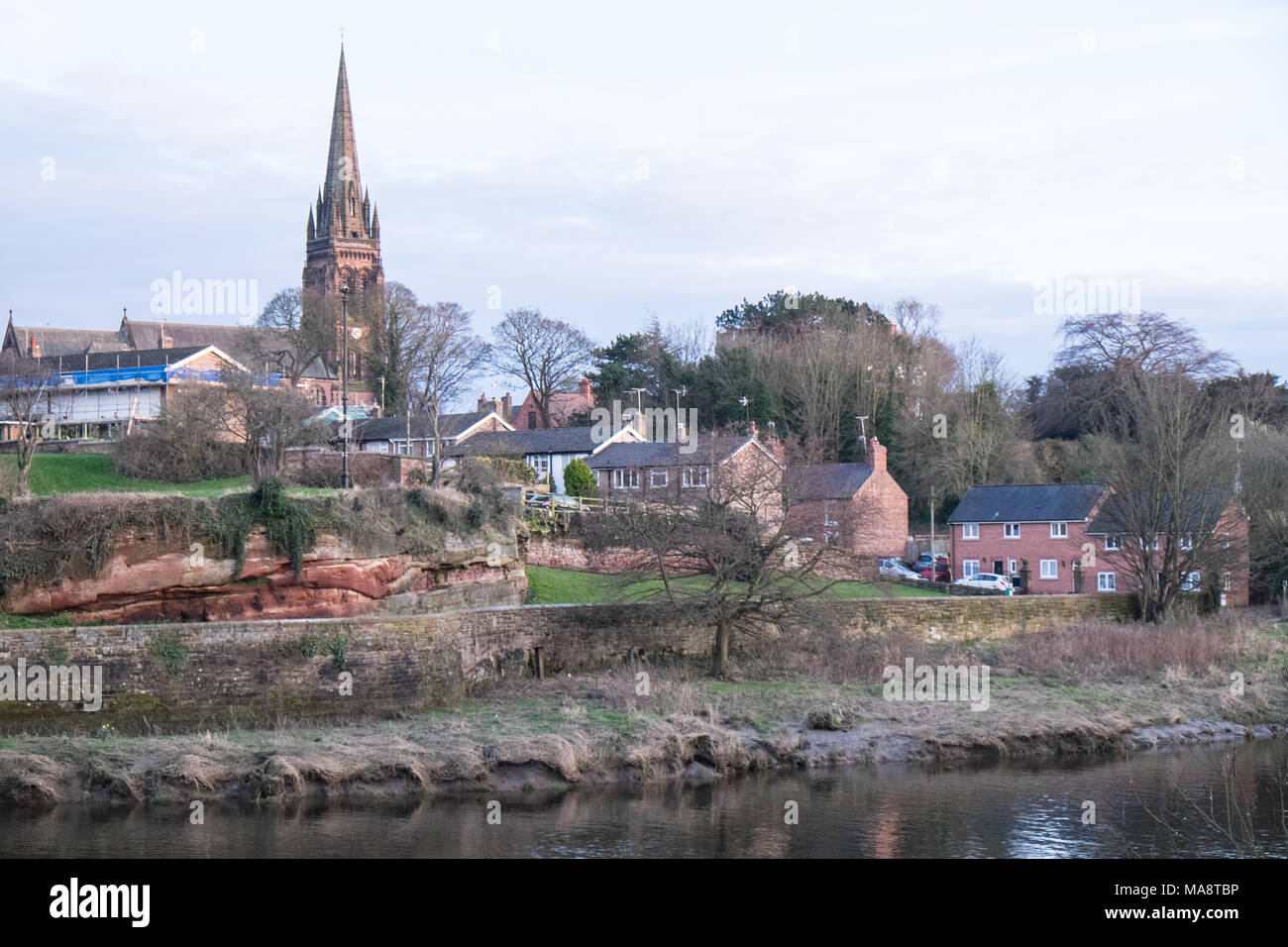 Parish, Church of Saint Mary, Without the Walls,across,River Dee,from ...