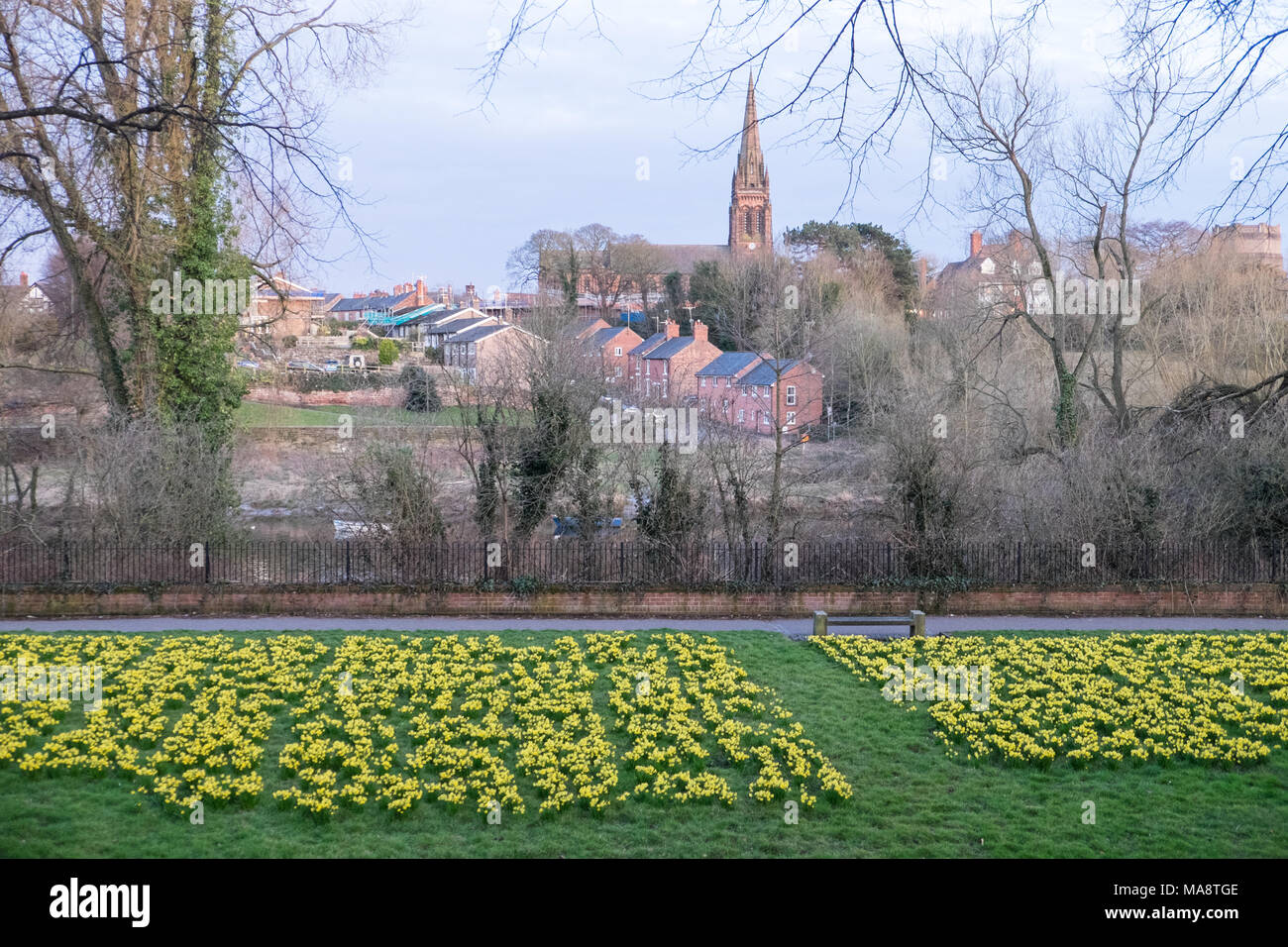 Old Dee Bridge,Handbridge,Hand Bridge,across,River Dee,from,Roman, City ...