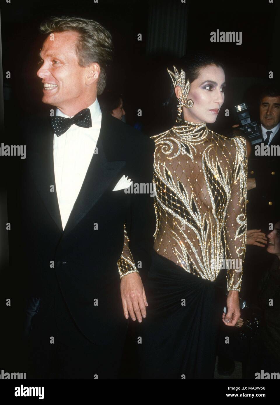 Bob Mackie Cher 1983 Photo By John Barrett/PHOTOlink.net Stock Photo ...