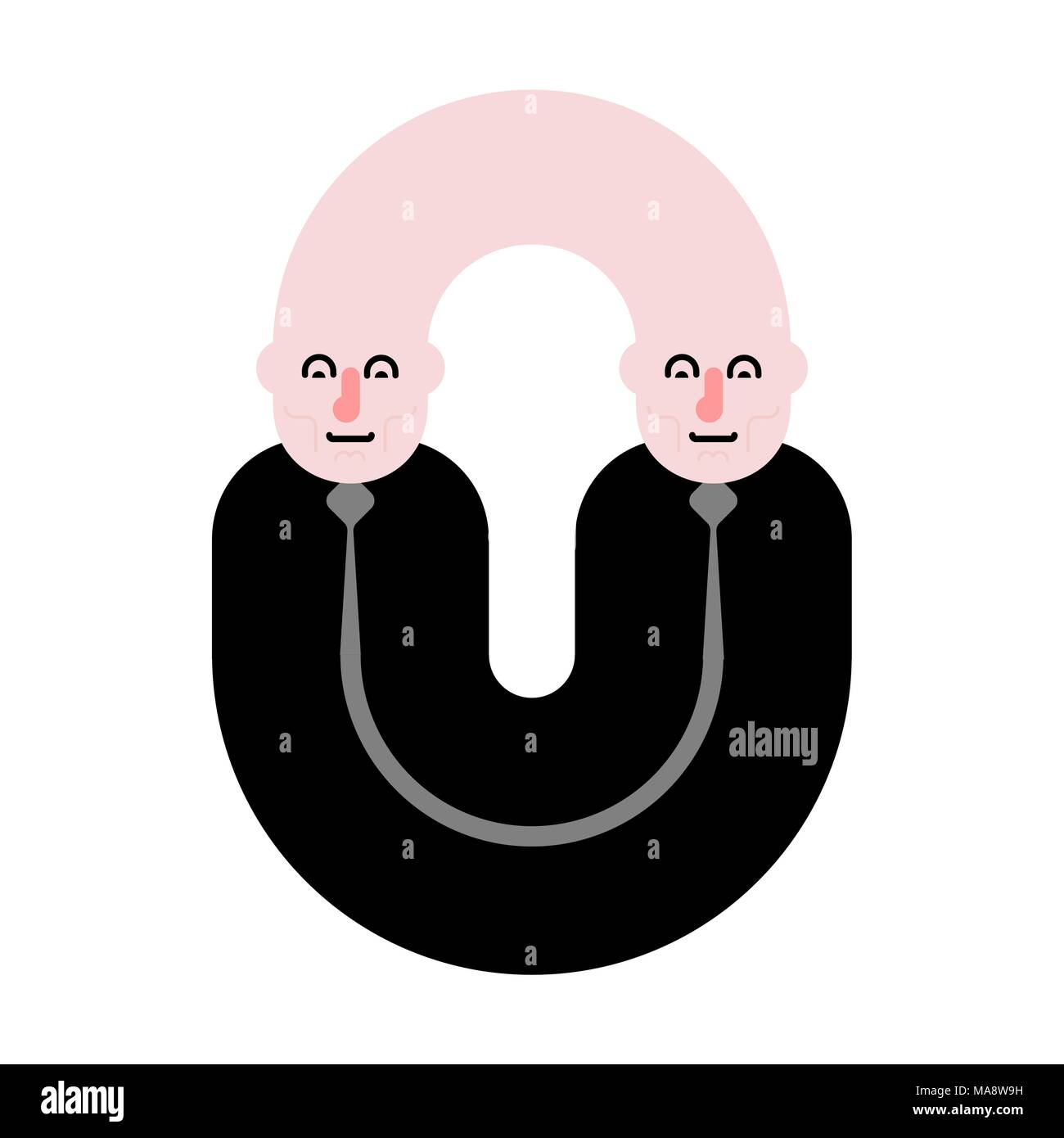 Twins zwillinge Stock Vector Images - Alamy