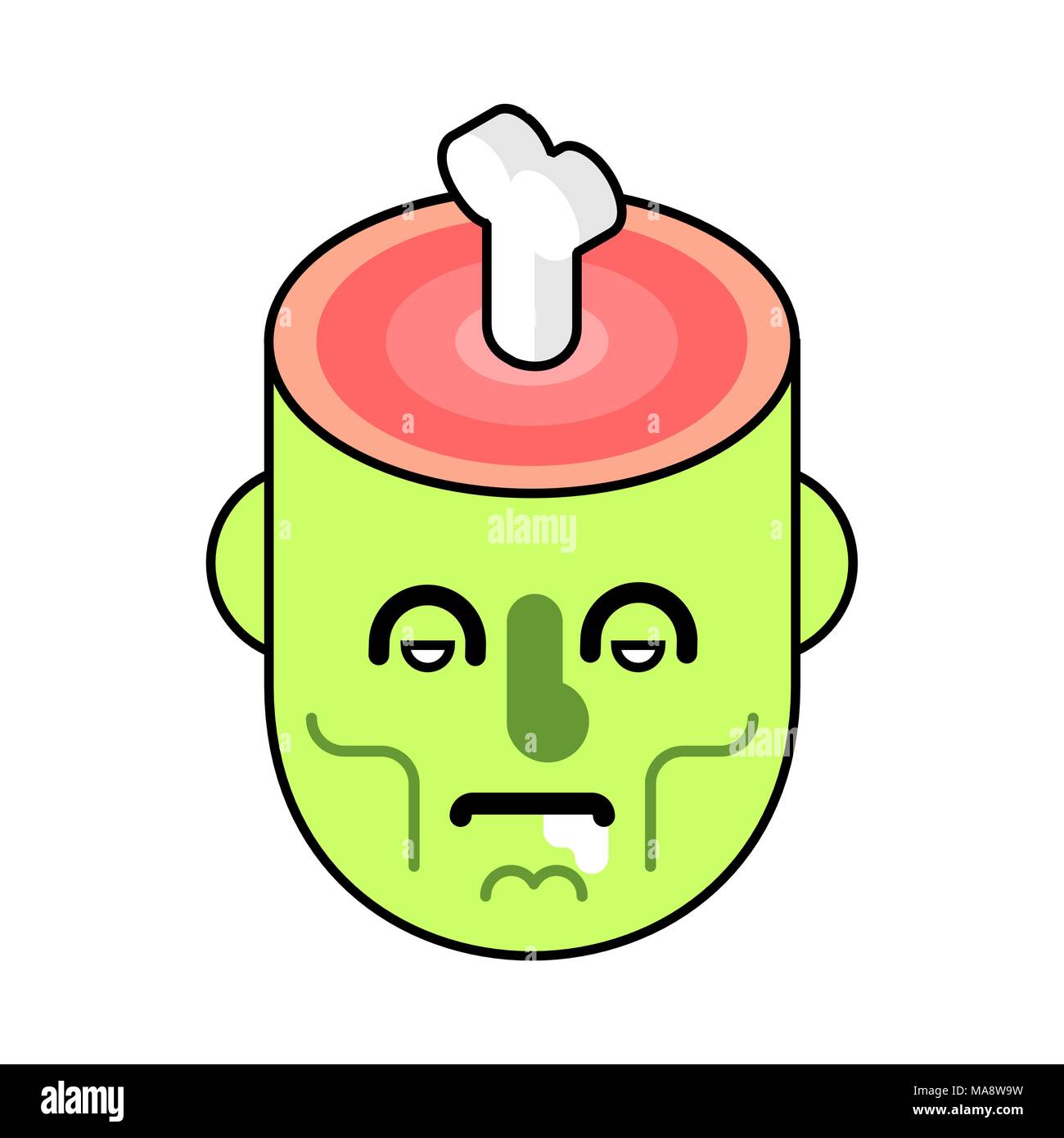 Brain slice Stock Vector Images - Alamy