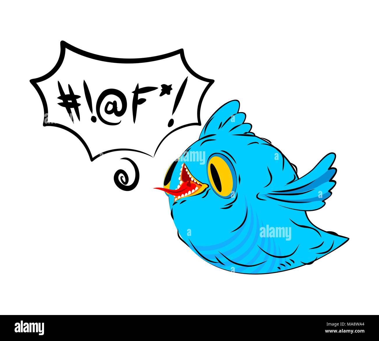 Swearing bubble hi-res stock photography and images - Alamy