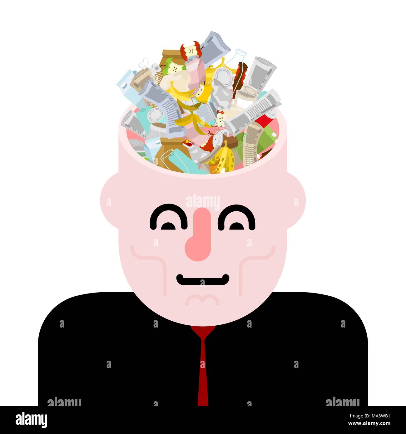 Brain dump background Stock Vector Images - Alamy