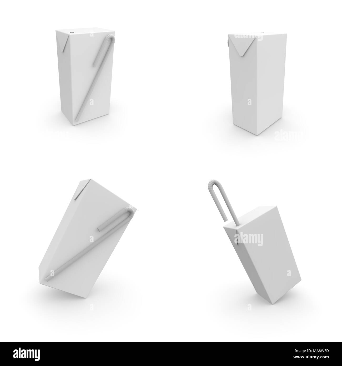 Realistic illustration sample box Black and White Stock Photos & Images ...