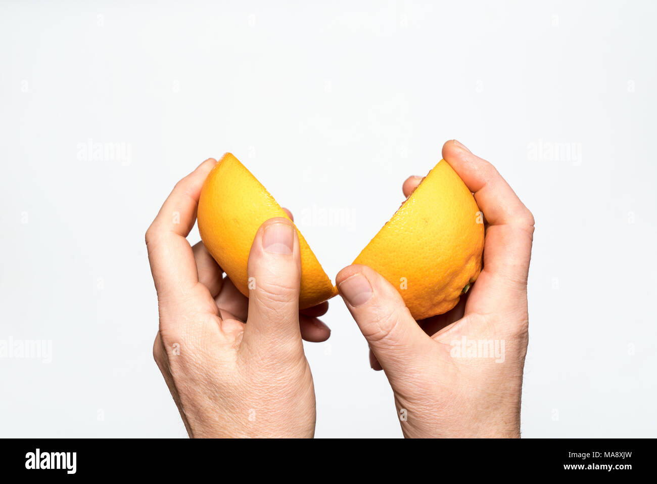 Vector outline orange slice tropical hi-res stock photography and ...