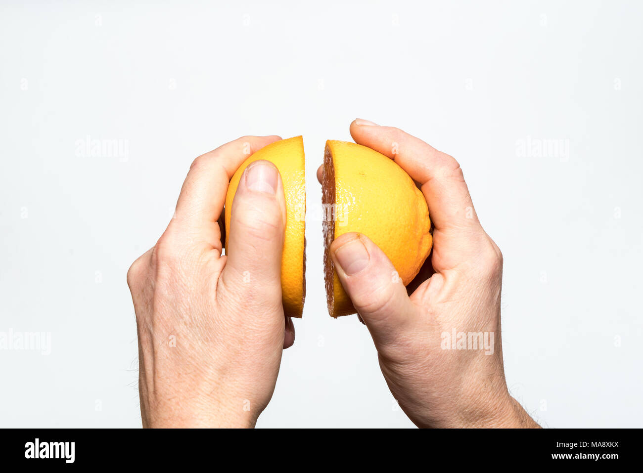 Vector outline orange slice tropical hi-res stock photography and ...