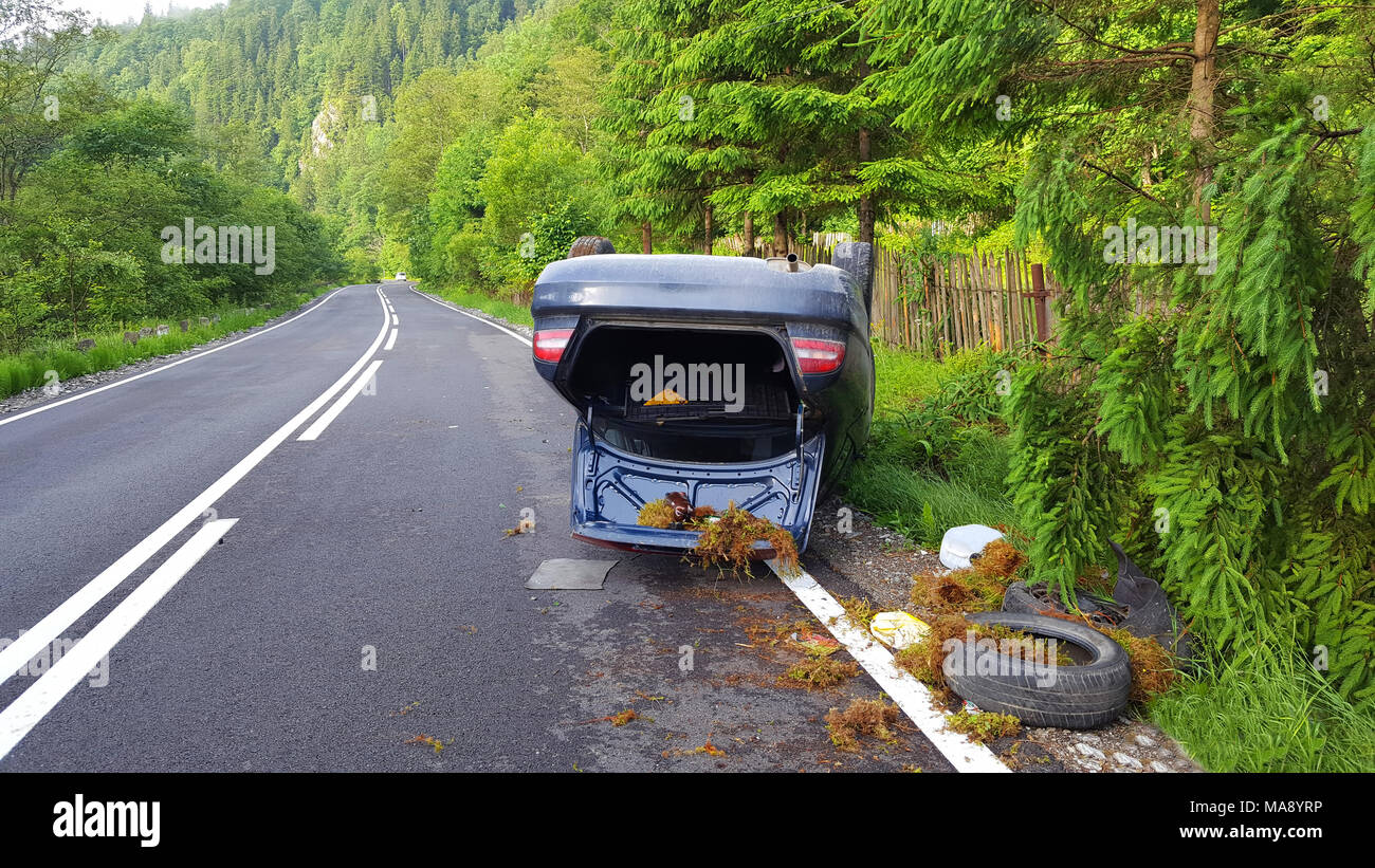 Overturned fire engine hi-res stock photography and images - Alamy