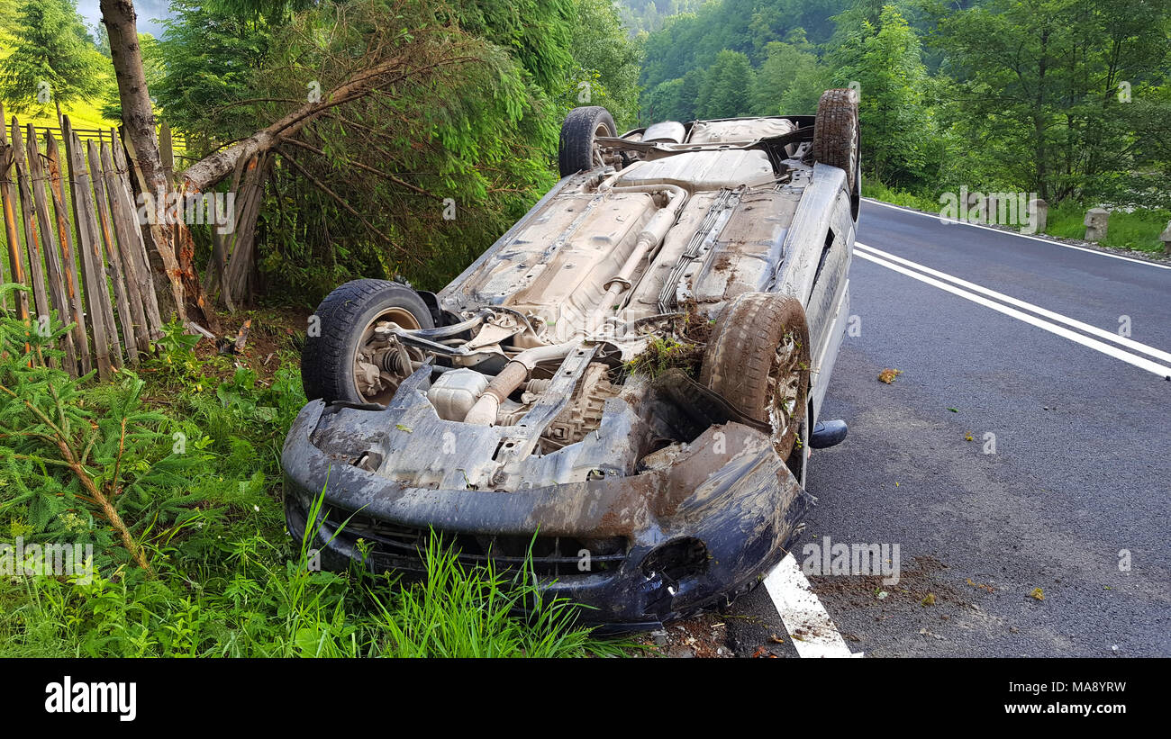 Fire engine overturned hi-res stock photography and images - Alamy