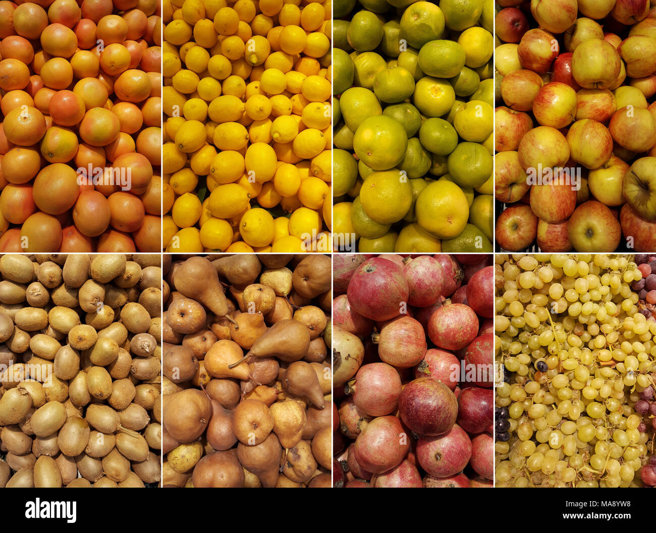 Set fruits on market hi-res stock photography and images - Alamy