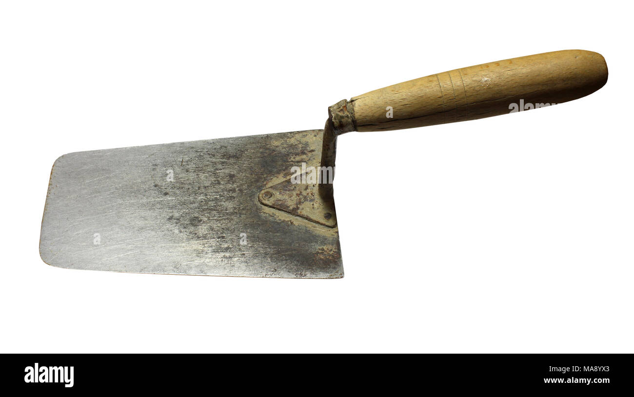 Brick masonry trowel on Cut Out Stock Images & Pictures - Alamy