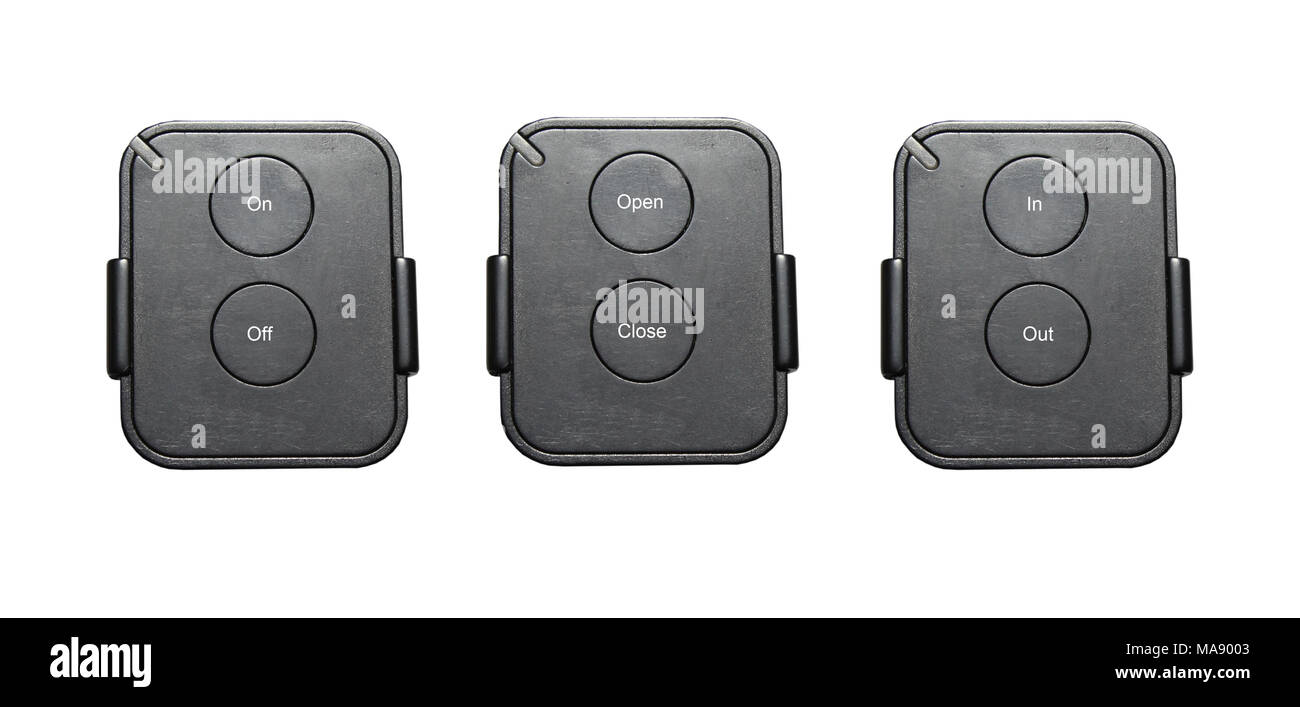 Remote for gate Stock Photo - Alamy