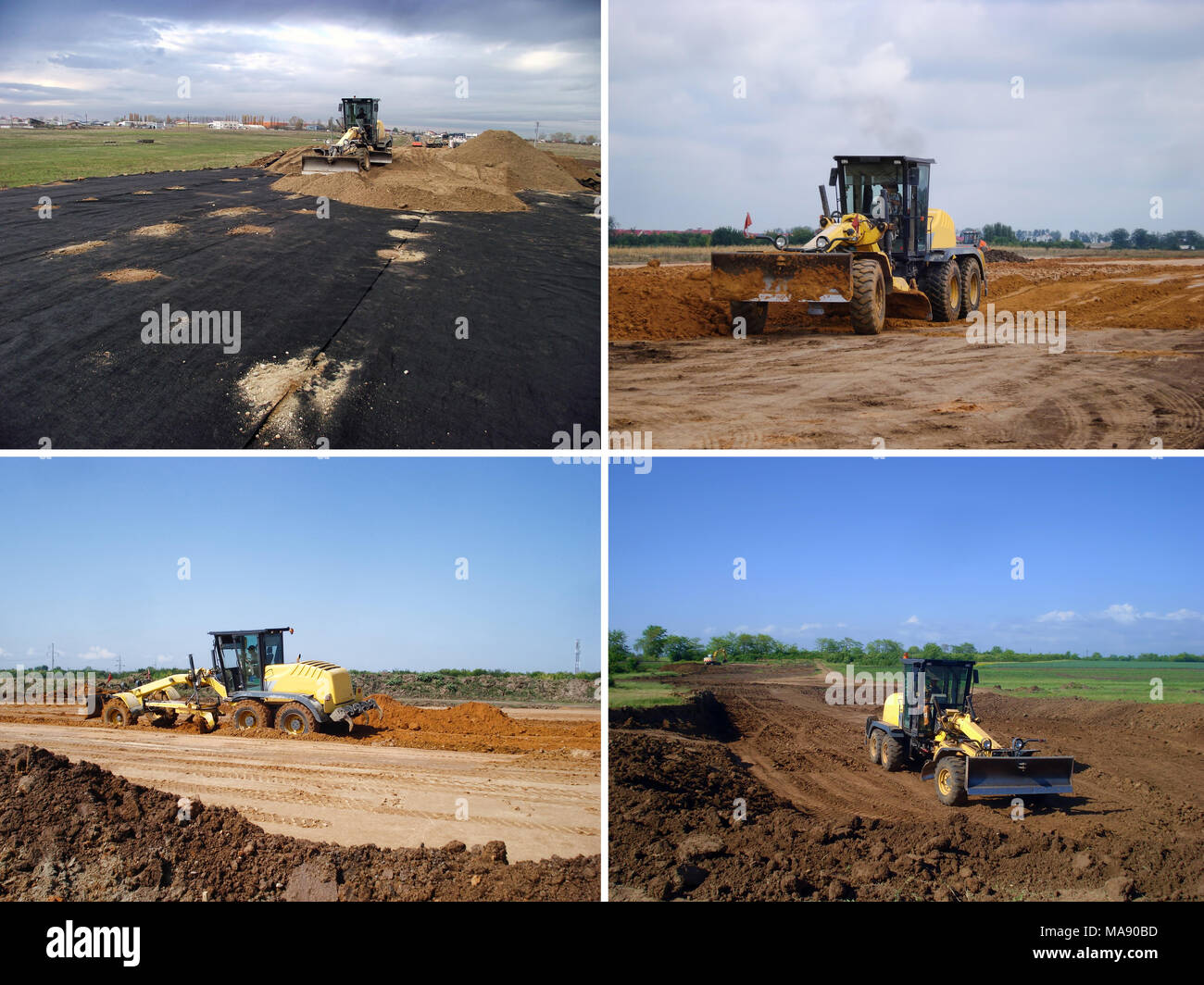 Set of grader Stock Photo - Alamy