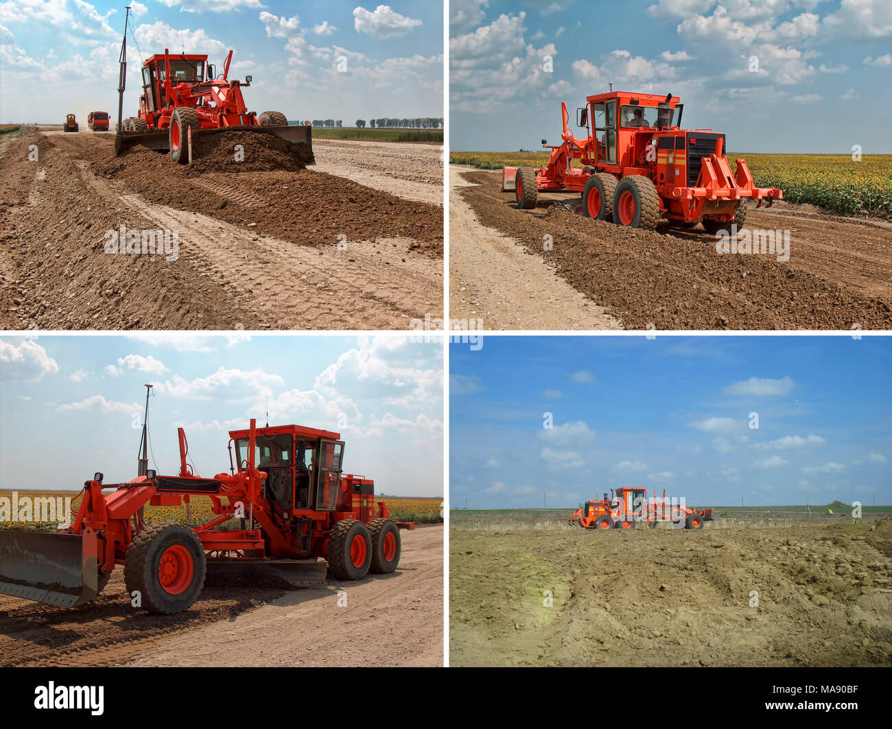 Set of grader Stock Photo - Alamy