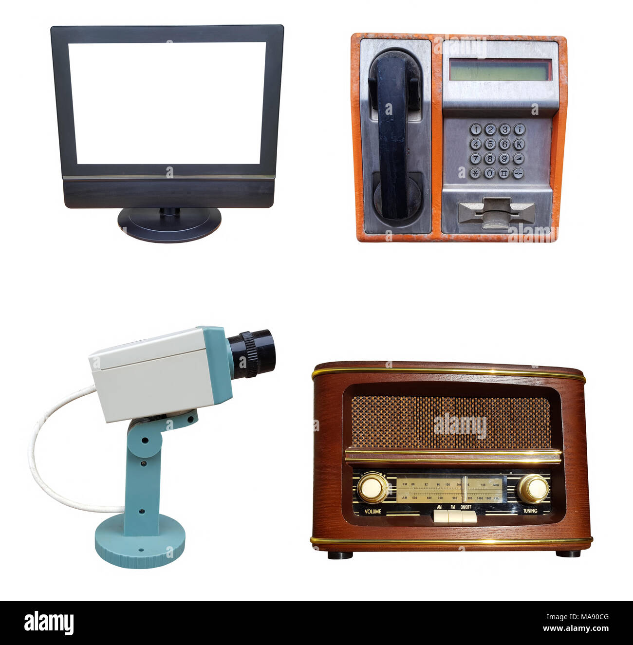 Old security camera Cut Out Stock Images & Pictures - Alamy