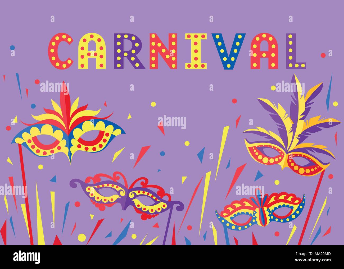 Musical masquerade Stock Vector Images - Alamy