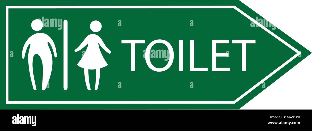 toilet signage vector Stock Vector Image & Art - Alamy