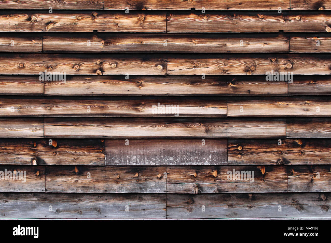 the pattern of wood around Sanmachi, the old city of Takayama. Taken in ...