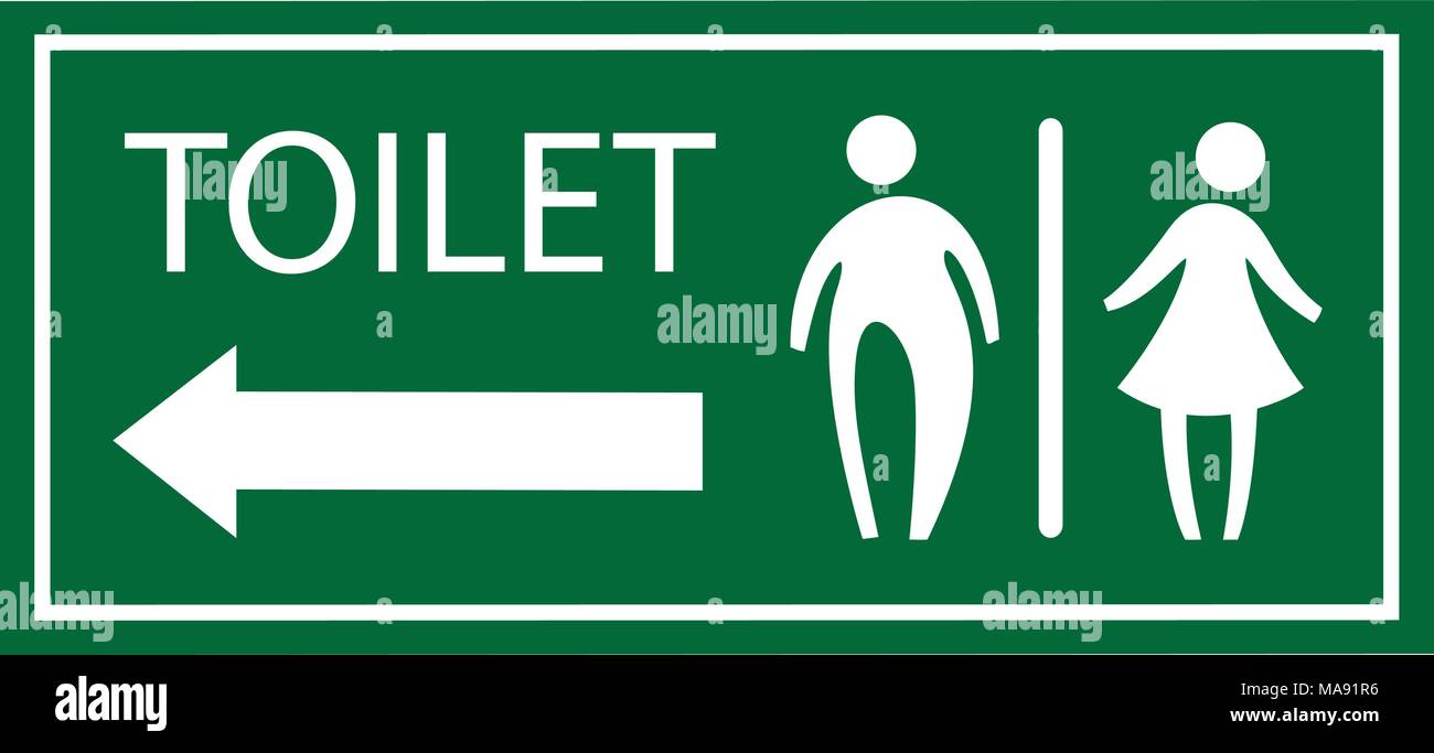 toilet signage vector Stock Vector Image & Art - Alamy