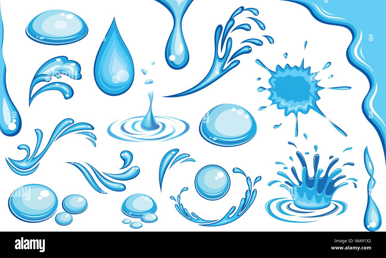 water drop vector set Stock Vector Image & Art - Alamy